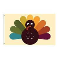 China Digital Printing Custom Polyester Flag Thanksgiving Double Sided Flags 3x5 for sale
