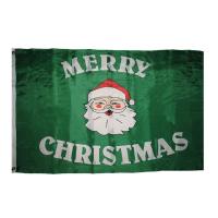 China YAOYANG Full Color Custom Polyester Flag Merry Christmas Flag 3x5 for sale