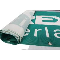 China Polyester Yarn Fabric Advertising Banners Custom Color Digital Printing for sale