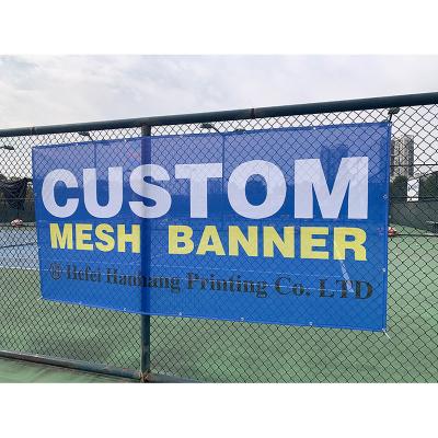 China Custom Logo Outdoor Advertising Banner Polyester Sport Event Banner for sale