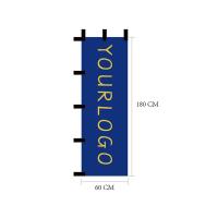 China Promotion Decorative Mini Nobori Flag Full Color Digital Printing for sale