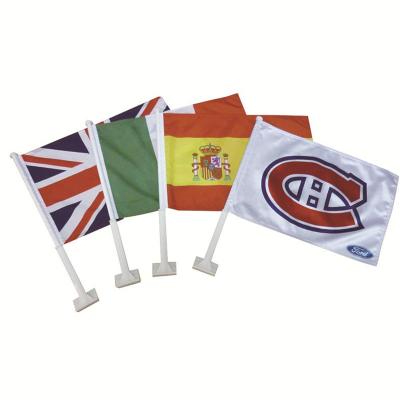 China Customized National Belgium Car Flag OEM ODM with Plastic Flagpole for sale