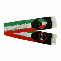 China Promotional Sport Knitted Polyester Scraf Personalised Football Scarf for sale