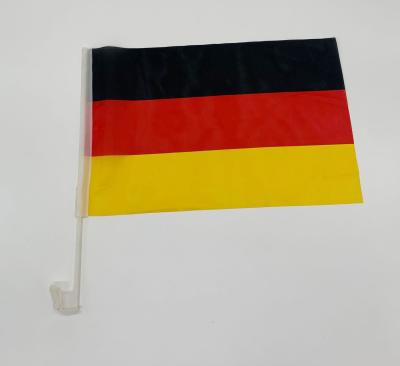 China Custom Digital Printing Sublimation Car Flag Raiders Car Flags With Pole for sale