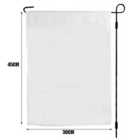 China 100D Polyester Decorative Garden Flags 30x45cm Custom Printing Flag for sale