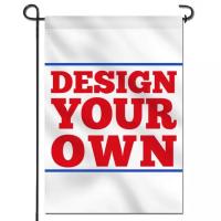 China 100D Polyester Decorative Garden Flags 30x45cm Custom Printing Flag for sale
