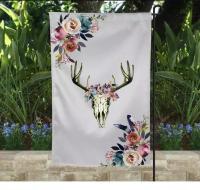 China 100D Polyester Decorative Garden Flags 30x45cm Custom Printing Flag for sale