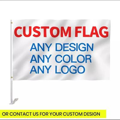 China Yaoyang Custom Car Window Flags Digital Printing Custom Country Flag for sale