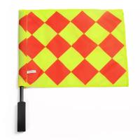 China Custom Polyester Soccer Football Referee Flags Portable OEM / ODM Designs for sale