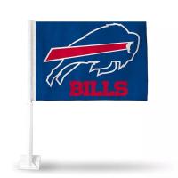 China Custom Car Window Flags Digital Printing 30x45cm Buffalo Bills Window Flag for sale