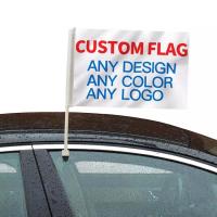 China Pantone Color Printing Car Window Flags Polyester Afghanistan International Flag for sale