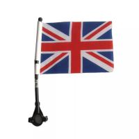 China Polyester Custom Motorcycle Flags Pantone Color Sublimation Car Flag for sale
