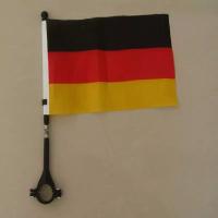 China Polyester Custom Motorcycle Flags Pantone Color Sublimation Car Flag for sale