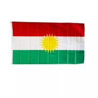 China 100% Polyester Kurdistan National Flag Pantone Color For Wedding Favors for sale