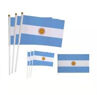 China Custom Logo Small Hand Flags LGBT Flag Portable 14x21cm/20x30cm/30x45cm for sale