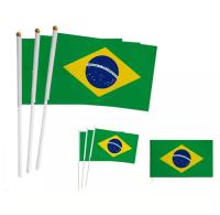 China Custom Logo Small Hand Flags LGBT Flag Portable 14x21cm/20x30cm/30x45cm for sale