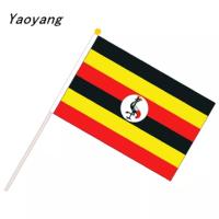 China Custom Logo Small Hand Flags LGBT Flag Portable 14x21cm/20x30cm/30x45cm for sale