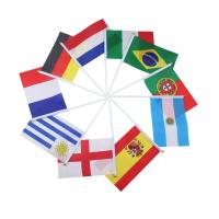 China Custom Logo Small Hand Flags LGBT Flag Portable 14x21cm/20x30cm/30x45cm for sale
