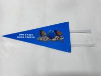China Custom Size Non Woven Triangle Pennant Banner Factory Directly Sale for sale