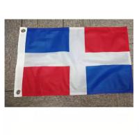 China 30x45cm Custom Boat Flags Pantone Color Brass Grommets Nautical Flag for sale