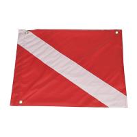 China Polyester Boat Diving Flag Pantone Color Silk / Digital / Sublimation Printing for sale