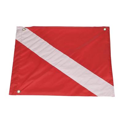China Polyester Boat Diving Flag Pantone Color Silk / Digital / Sublimation Printing for sale