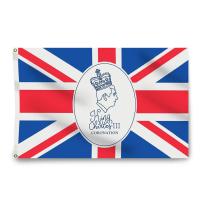 China High Quality 3x5ft King Charles Flag UK King Charles III Coronation 2023 for sale