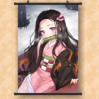 China Custom Canvas Manga Wall Art Banner Cartoon Hanging Chainsaw Man Flag for sale
