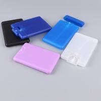 China 20Ml 30ML Plastic Credit Card Sprayer For Perfume White Black Pink Blue for sale