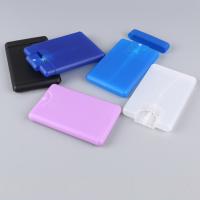 China 20Ml 30ML Plastic Credit Card Sprayer For Perfume White Black Pink Blue for sale