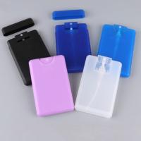 China 20Ml 30ML Plastic Credit Card Sprayer For Perfume White Black Pink Blue for sale