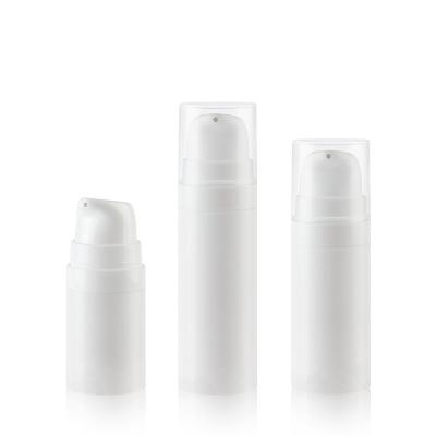China 5ml 10ml 15ml Polypropylene Airless Pump Bottles No Leakage for sale