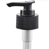 China Polypropylene 24/410 Black Lotion Dispenser Pump For PET Bottle for sale