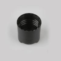 China 28/410 Cosmetic Bottle Caps Black Plastic Bottle Screw Caps No Leakage for sale
