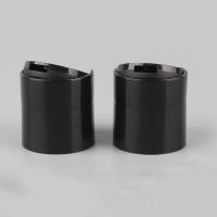 China 28/410 Cosmetic Bottle Caps Black Plastic Bottle Screw Caps No Leakage for sale