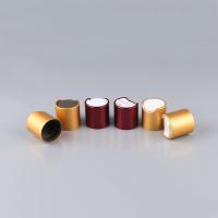 China 24mm 28 Mm Aluminum Disc Top Cap For Cosmetic Bottle No Leakage for sale