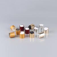 China 24mm 28 Mm Aluminum Disc Top Cap For Cosmetic Bottle No Leakage for sale