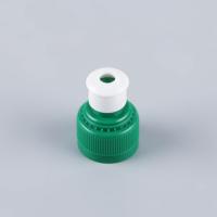 China BPA Free Cosmetic Bottle Caps Ribbed 24/410 Push Pull Cap for sale