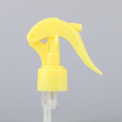 China Yellow 28/410 24/410 Mini Trigger Sprayer For Plastic Bottle for sale