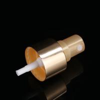 China Gold And Silver Fine Mist Pump Sprayer 24/410 For Water Bottle for sale