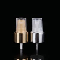 China Gold And Silver Fine Mist Pump Sprayer 24/410 For Water Bottle for sale