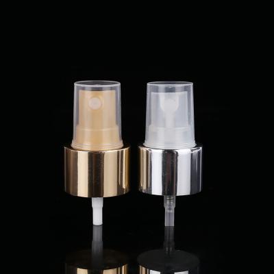 China Gold And Silver Fine Mist Pump Sprayer 24/410 For Water Bottle for sale