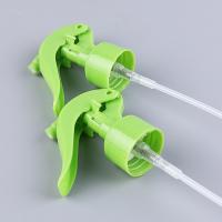 China 24MM Mini Trigger Sprayer Green Fine Mist Spray With Tube for sale