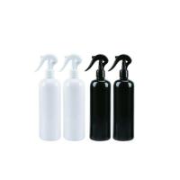 China PET 100ml Trigger Cosmetic Spray Bottles White Black for sale