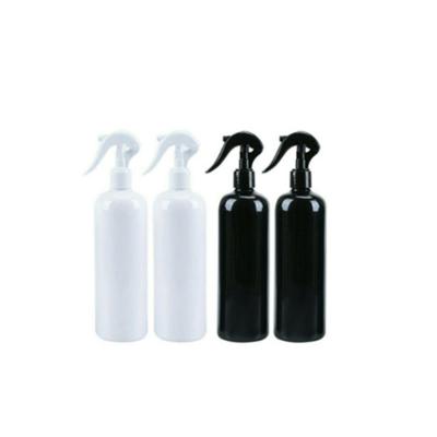 China PET 100ml Trigger Cosmetic Spray Bottles White Black for sale
