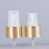 China Transparent Plastic Fine Mist Spray Nozzles 24/410 Gold Sprayer Pump for sale