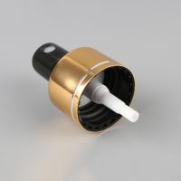 China Perfume Aluminum Gold Black Fine Mist Sprayer 24/410 28/410 for sale