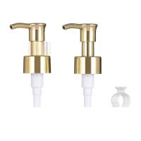 China 24MM Gold Lotion Dispenser Pump Aluminum Perfume Sprayer for sale