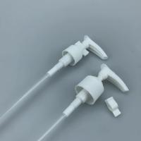 China Normal Plastic White 24mm Lotion Dispenser Pump For Cans for sale