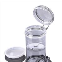 China Lotions Oils Clear Brown Makeup Empty Cream Jars With Lids 20ml for sale